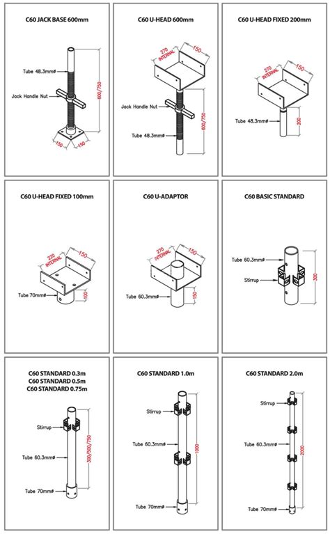 C60 System Components Era Scaffold System Sdn Bhd