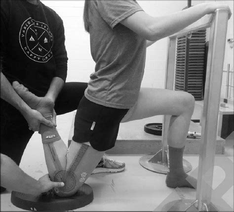 Kneeling Lunge Position For Measurement Of Knee Flexion Range Of Motion