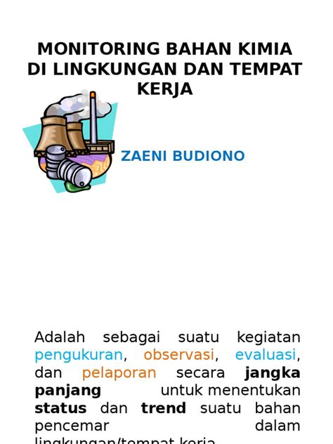 monitoring bahan kimia di lingkungan pdf