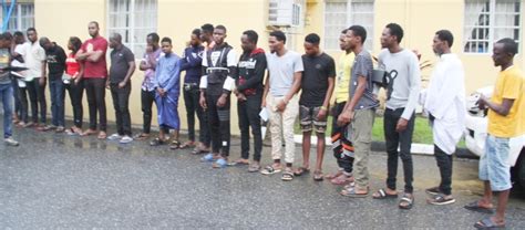 Crimes Commission Arrests 18 Suspected Internet Fraudsters In Lagos
