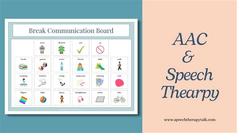 Augmentative Alternative Communication Aac Speech Therapy Talk