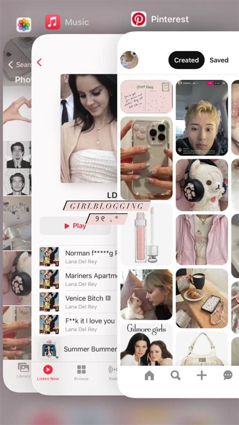An Iphone Screen With Many Pictures And Texting On The Phone Including