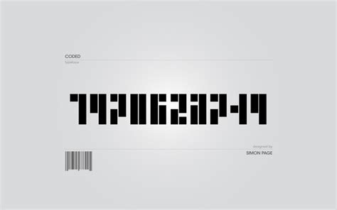 Coded Typeface On Behance