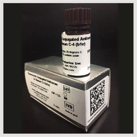 Anti Human Complement C 4 B1e Fitc Kent Labs