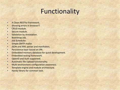 Modern Web Framework Play Framework Ppt