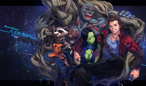 Nebula Gamora Guardians Of The Galaxy The Groot Rocket Raccoon