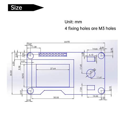 Pcbfun 0 96 1 3 Inch Oled Display Ec11 Rotary Encoder Module Iic