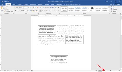 How To Select Multiple Text Boxes In Ms Word Officebeginner