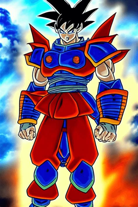 Gráfico Dragon Armor Goku · Creative Fabrica