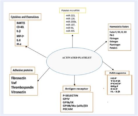 Activated Platelet Releases Both Activation And Inflammation Makers
