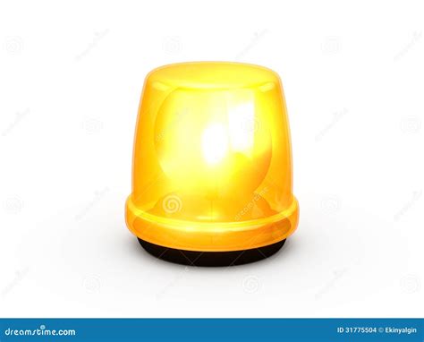 Clignotant Jaune Clair Illustration Stock Illustration Du Lumière