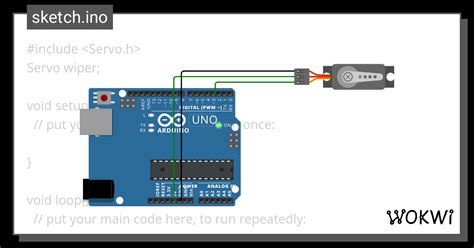 Coba Servo Wokwi Esp32 Stm32 Arduino Simulator