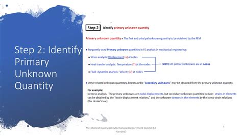General Steps Of The Finite Element Method Pptx