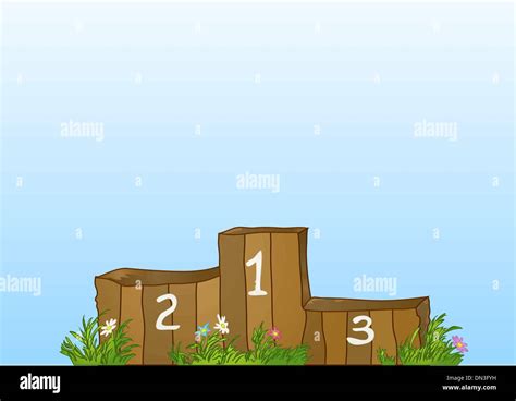 Podium En Bois Banque D Images Vectorielles Alamy