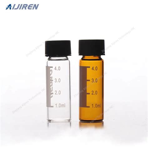 Aijiren 4ml Glass Amber HPLC Autosampler Vial With Screw Cap Aijiren