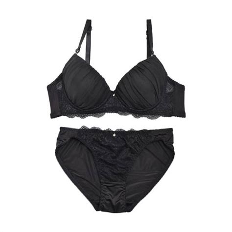 【三上悠亜着用】ビターシフォンブラジャーandフルバックショーツ│下着・ランジェリー・ブラジャー通販のdrw ドロー Kq32053