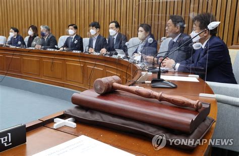 이태원 참사 국정조사 첫 회의 불발 연합뉴스