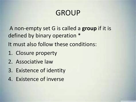 Cyclic Group Group Theory Ppt Free Download