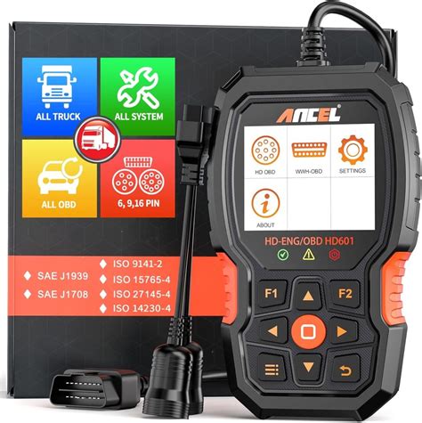 ANCEL HD601 Heavy Duty Truck Scanner Review - VTSAutoWorld