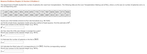 Solved Reserve Problems Chapter 11 Section 2 Problem 1 The