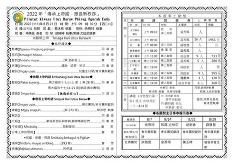 台灣基督長老教會斯達岸教會2022 08 21週報 by 太魯閣中會斯達岸教會 Issuu