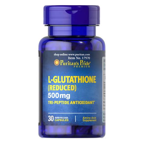 L Glutation 500mg 30 Capsulas