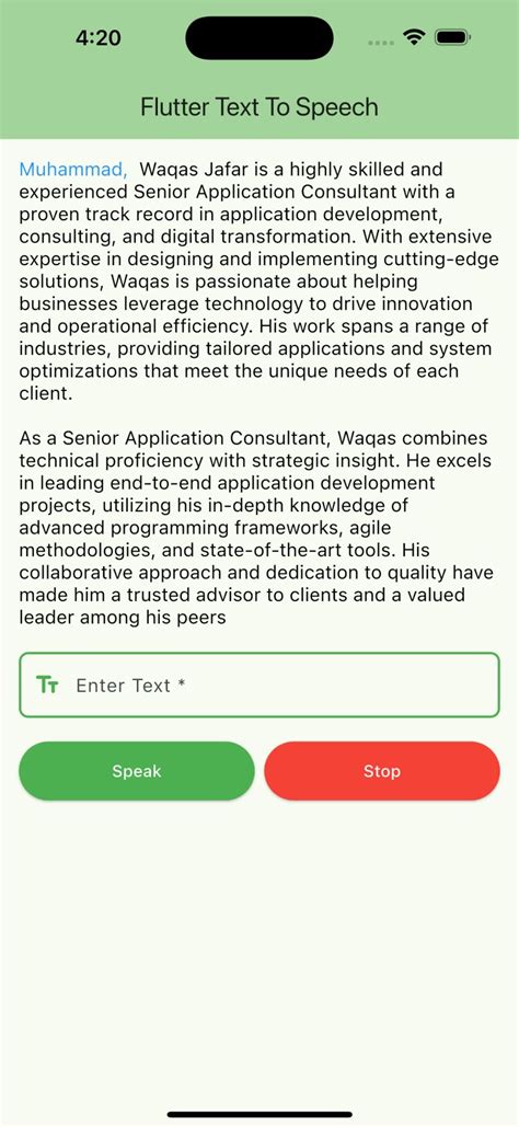 Flutterpower Texttospeech Fluttertts Appdevelopment Fluttercommunity Mobiledevelopment