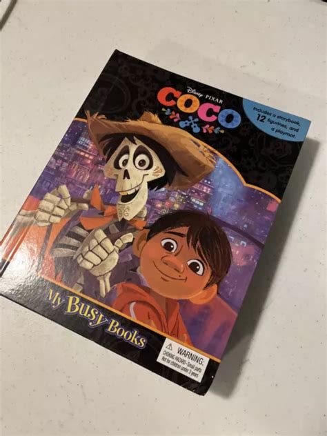 2015 Coco My Busy Books Disney Pixar Storybook Book And Playmat 11