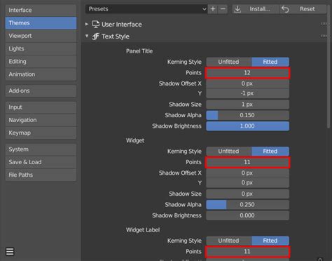 Windows How Can I Adjust Text Size Of The Interface In Blender Blender Stack Exchange