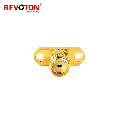 Sma 금도금 Sma 암 잭 2 홀 플랜지 Pcb 커넥터 Rf 동축 커넥터 중국 Sma 금 도금 Sma 암 잭 2 홀 플랜지 Pcb 커넥터 Rf 동축 커넥터 제조 업체
