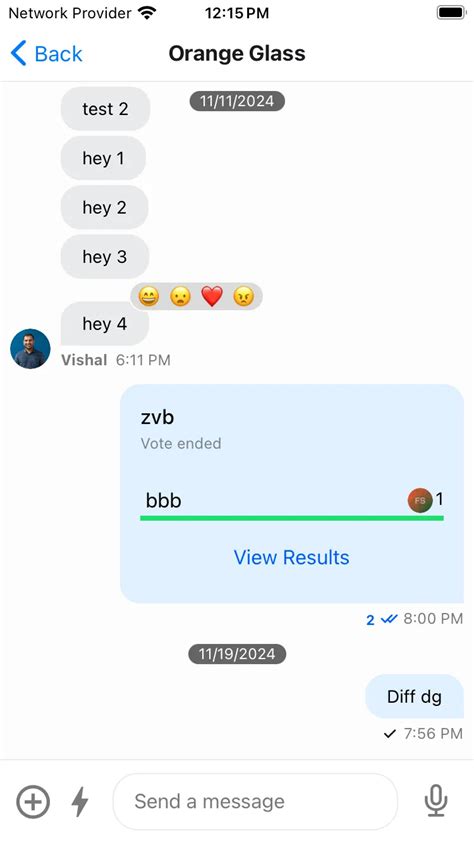 Customize Message Reactions React Native V7 Rc Chat Messaging Docs