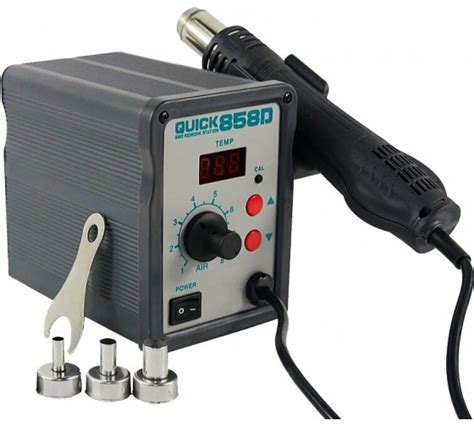 Паяльная станция Quick 858d термовоздушная выгодная цена отзывы характеристики фото