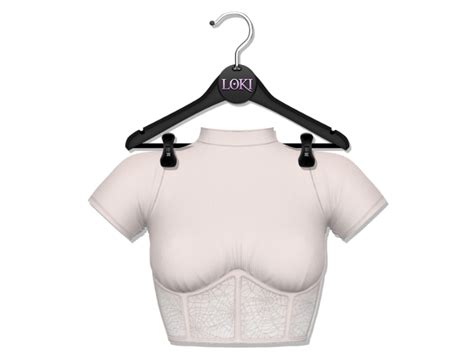 Second Life Marketplace Loki Webby Corset Top White