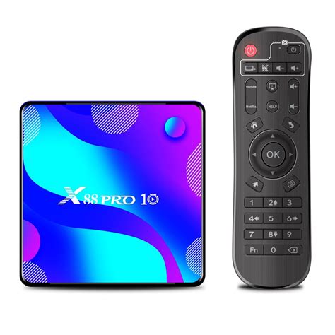 X88 PRO 10 Android 10.0 Smart UHD 4K RK3318 4GB/128GB 2.4G/5G Dual-band ...