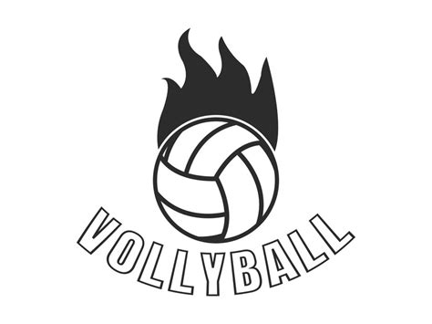 Premium Vector Volleyball Typography Design Volleyball Lettering