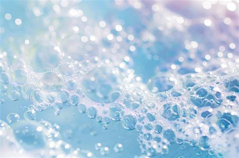 Premium Photo Soap Foam And Bubbles Background
