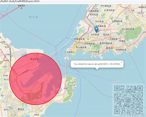 Leaflet中添加标记、折线、圆圈、多边形、弹窗显示点击处坐标leaflet 标记 Csdn博客