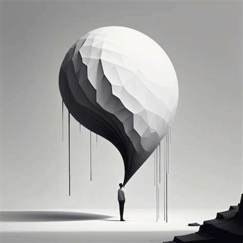 Premium Photo Abstract 3d Rendering Of White And Gray Geometric