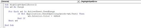 Highlight Misspelled Words In Excel With A Simple Vba Macro Macro