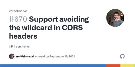 Support Avoiding The Wildcard In Cors Headers Issue Vercel