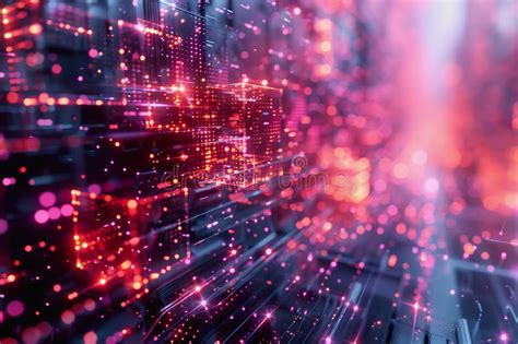 Dynamic Data Visualizations With Abstract Waveforms Stock Image Image Of Technology Generated