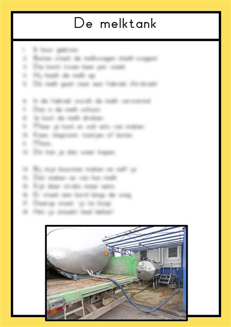 Leestekst De Melktank E Leesteksten Nl