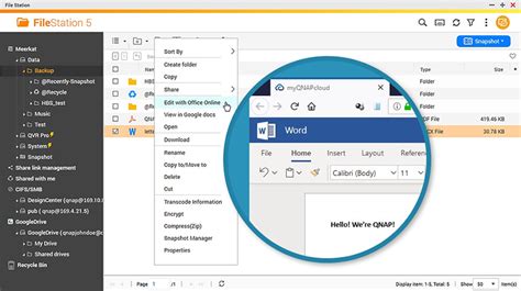 Datei Explorer für QNAP NAS File Station