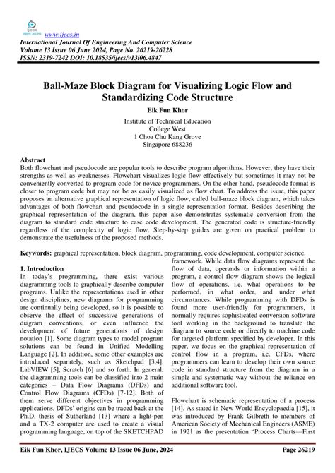 Pdf Ball Maze Block Diagram For Visualizing Logic Flow And