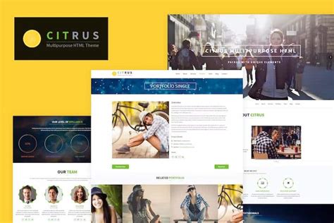 citrus onepage parallax html portfolio latest version