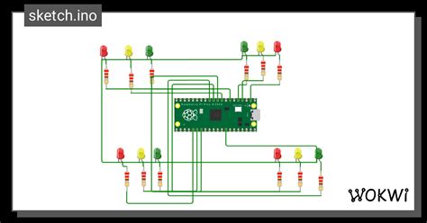 Trafficlight Wokwi Esp32 Stm32 Arduino Simulator