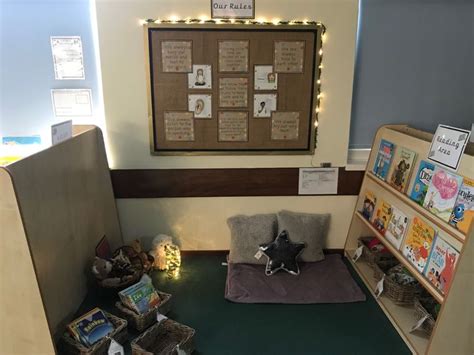 EYFS reading area | Early years classroom, Book corners, Home decor