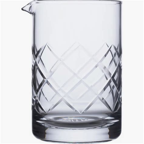 Diamond Cut Mixing Glass Shop Flaweless