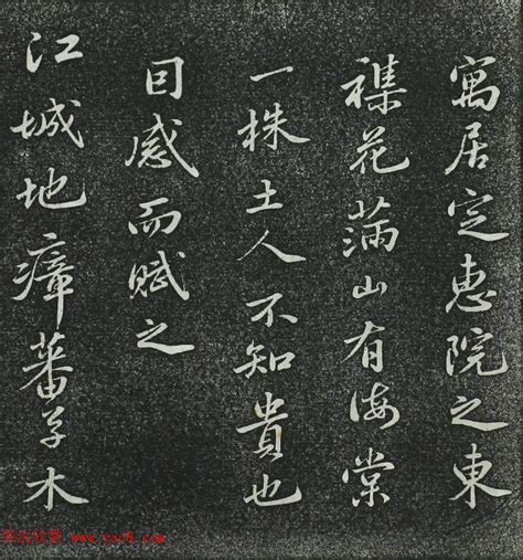 苏轼行书定恵院海棠诗日本藏 苏黄米蔡 书法欣赏