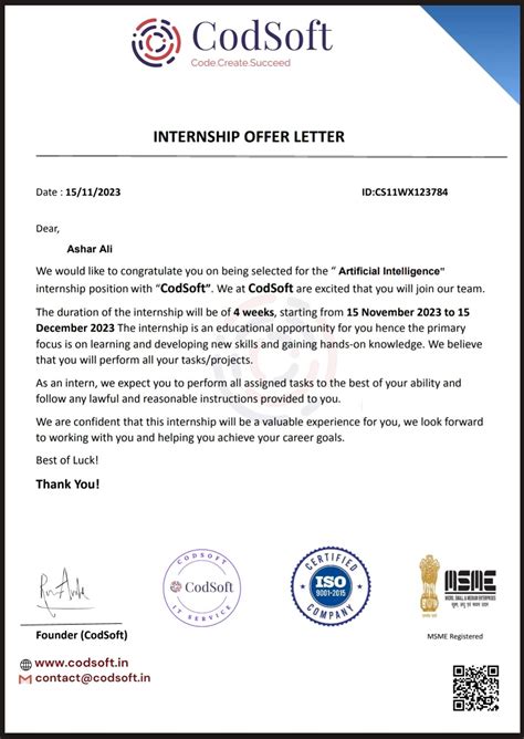 Ashar Ali On Linkedin Codsoft Artificialintelligence Intership